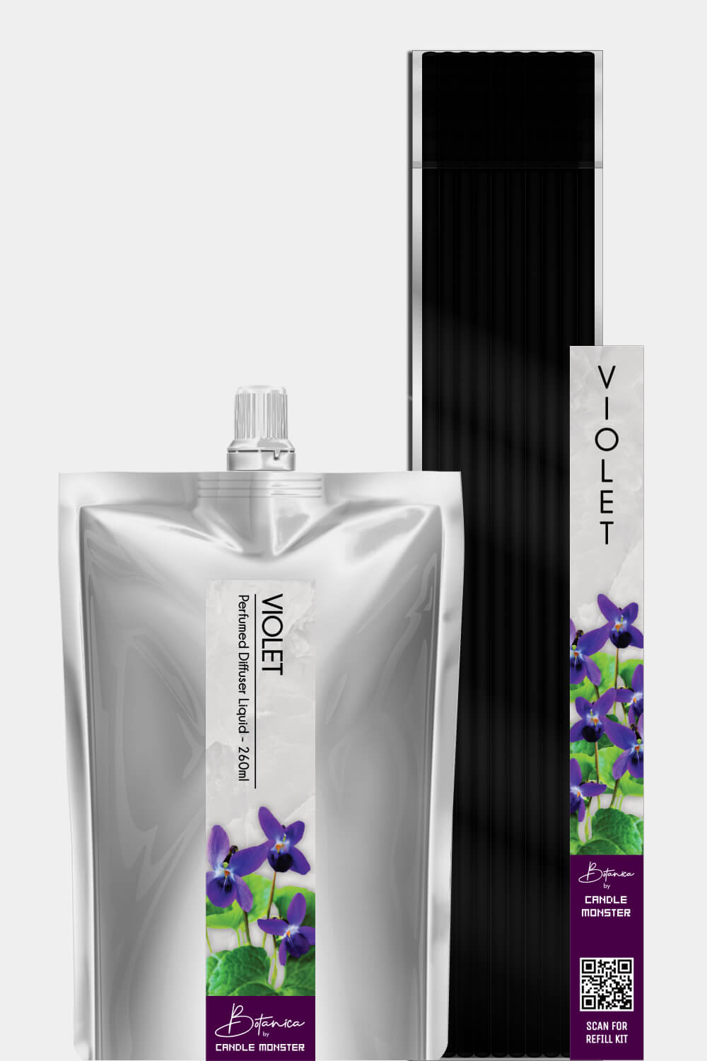Violet Diffuser Refill 260ml | Candle Monster Diffusers