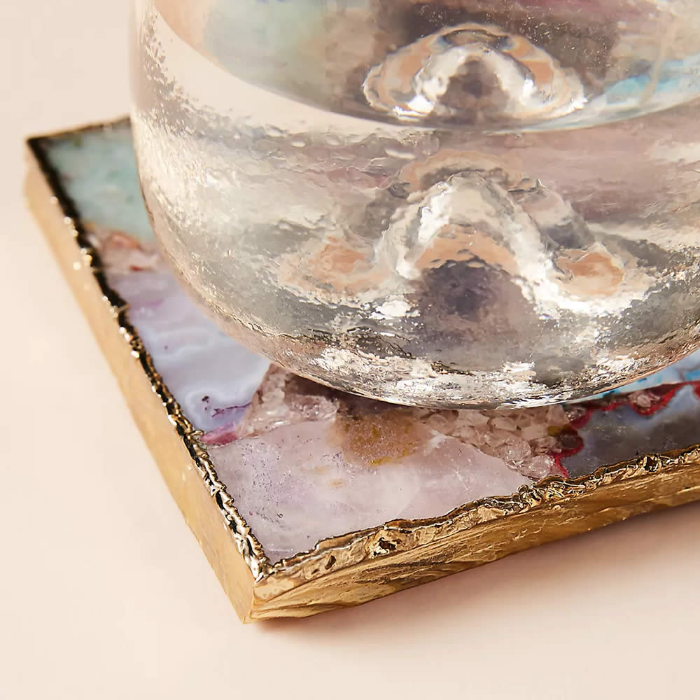 Composite Agate Candle Coaster – Candle Monster