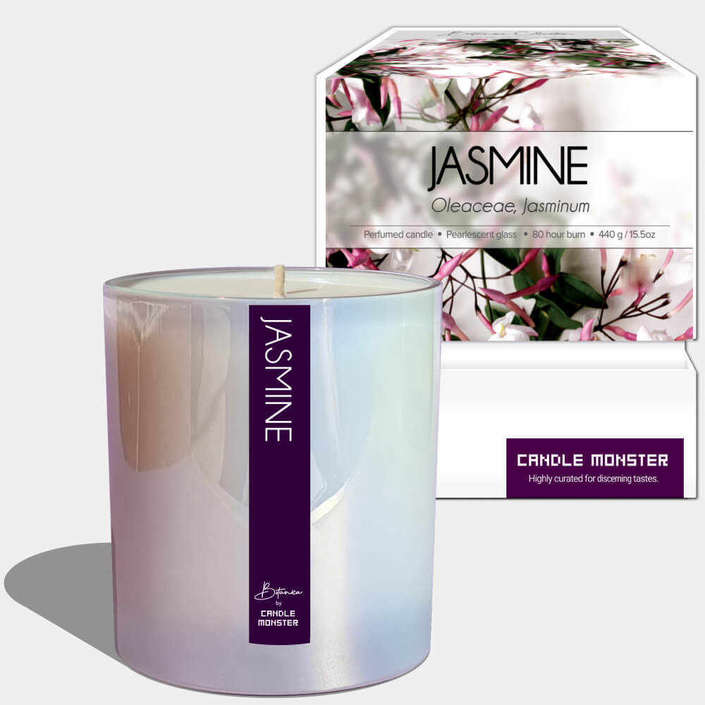 Jasmine - 445g Extra Large Luxury Soy Candle | Candle Monster