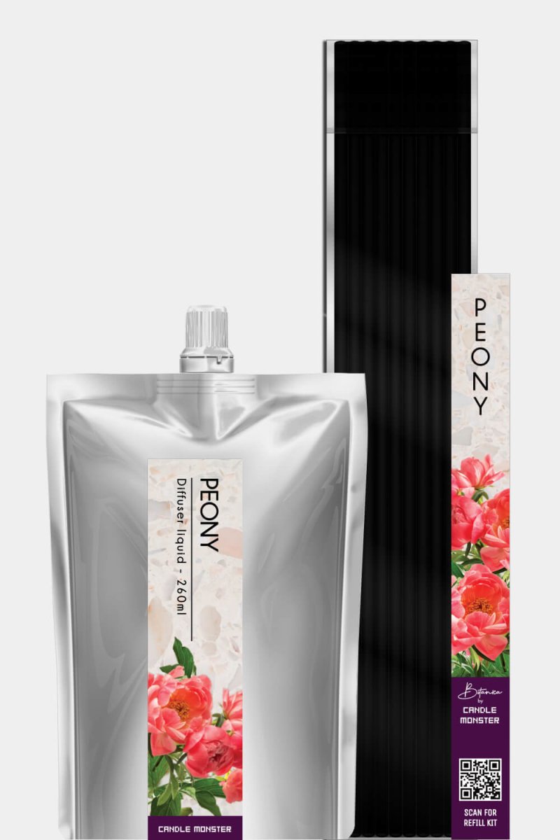 Peony Diffuser Refill 260ml Candle Monster Diffusers