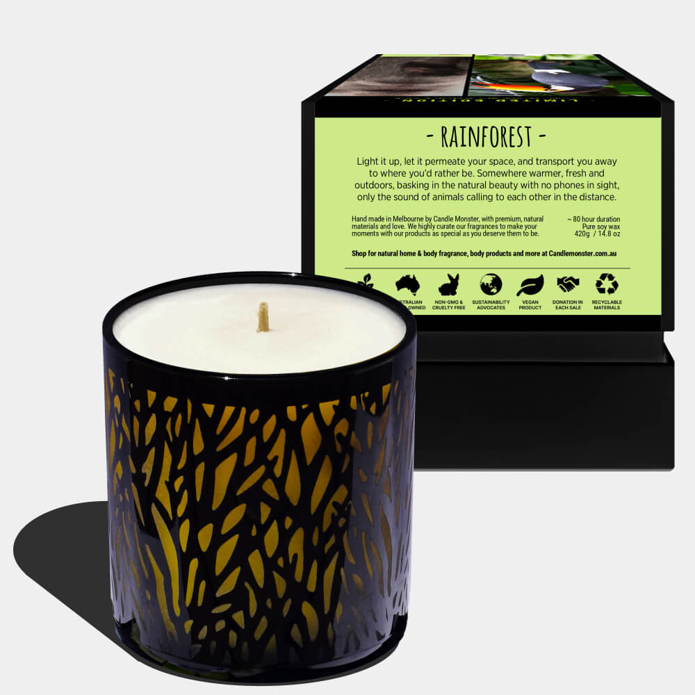 LTD Edition: Rainforest - 445g Extra Large Luxury Soy Candle | Candle ...