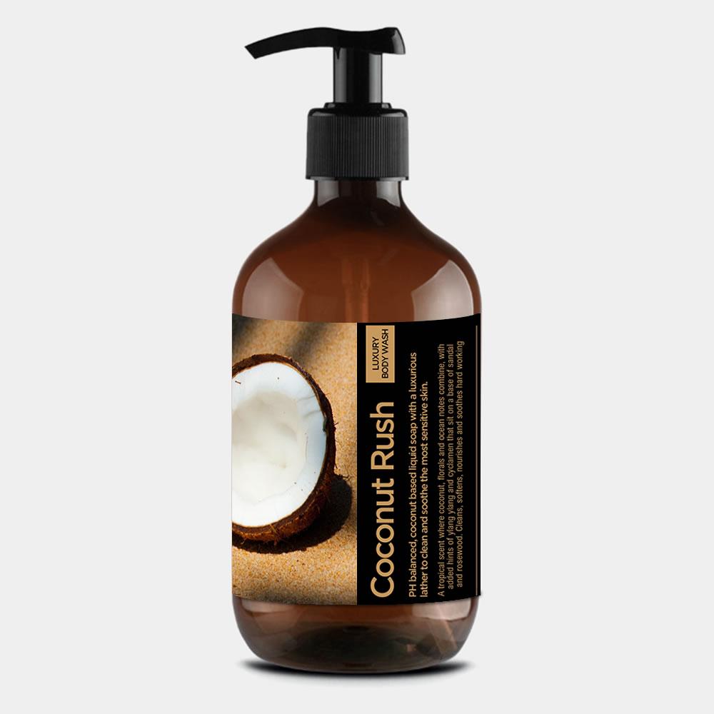 Coconut Rush Body Wash - 500ml PH balanced coconut based luxury body ...